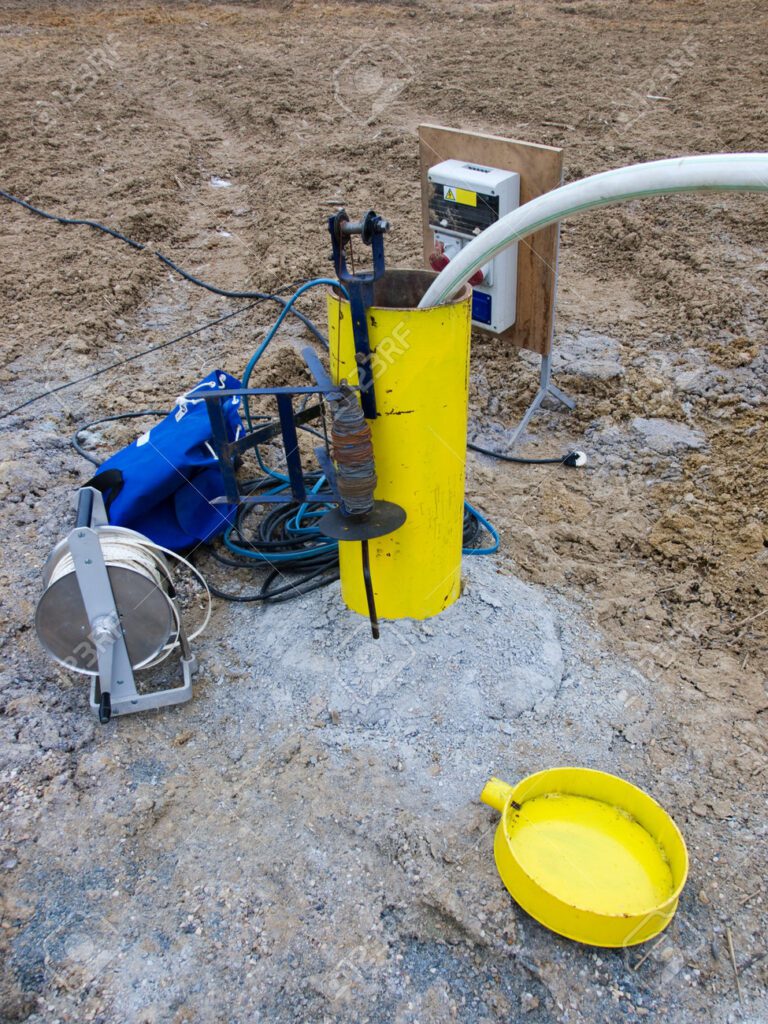 Borehole test pumping - Aadhira Solutions Ltd